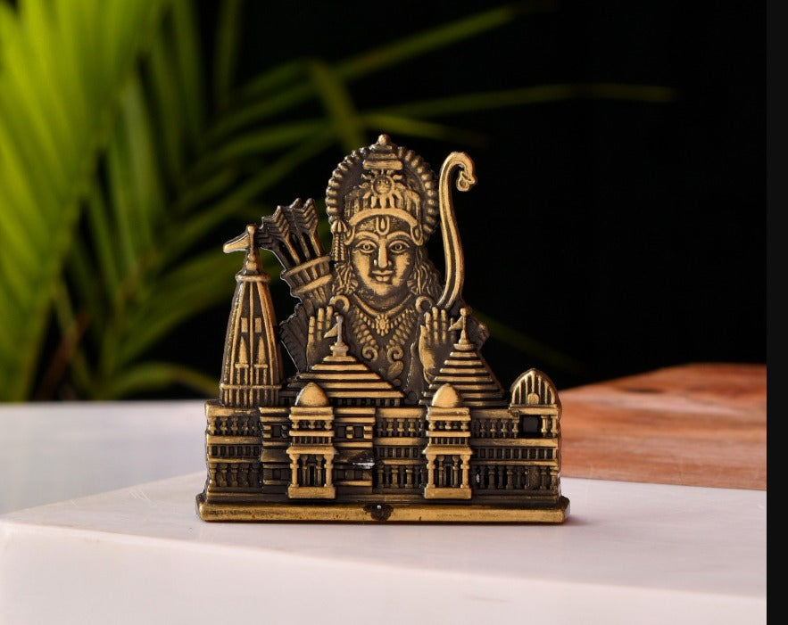 Shree Ram Mandir Ayodhya Temple Model with Lord Ram Idol – Gems store